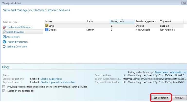 How Do I get Rid of Bing and Get Google Back