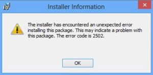 How to Fix 2502 and 2503 Errors in Windows